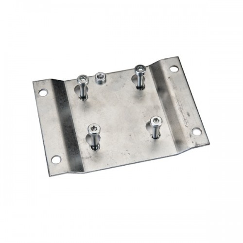 Buy ELB059 - Fixing Plate - Steel - Top Hat Style with Tear Drop Holes ...